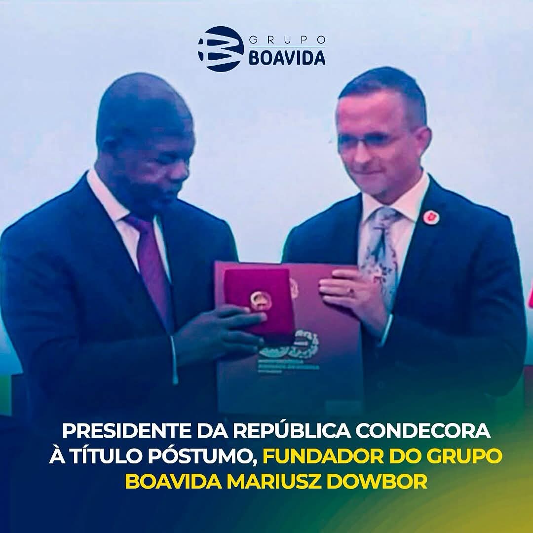 Fundador do Grupo Boavida Mariusz Dowbor condecorado pelo Presidente da ...